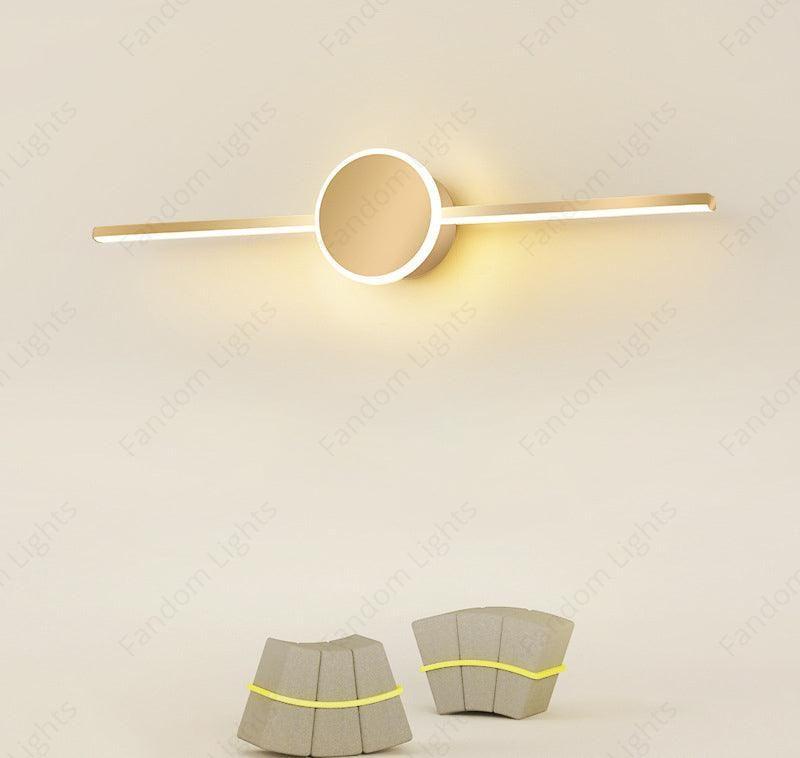 LED 15W Sleek Gold Pvd Coated Stainless Steel Round Wall Light LED ...