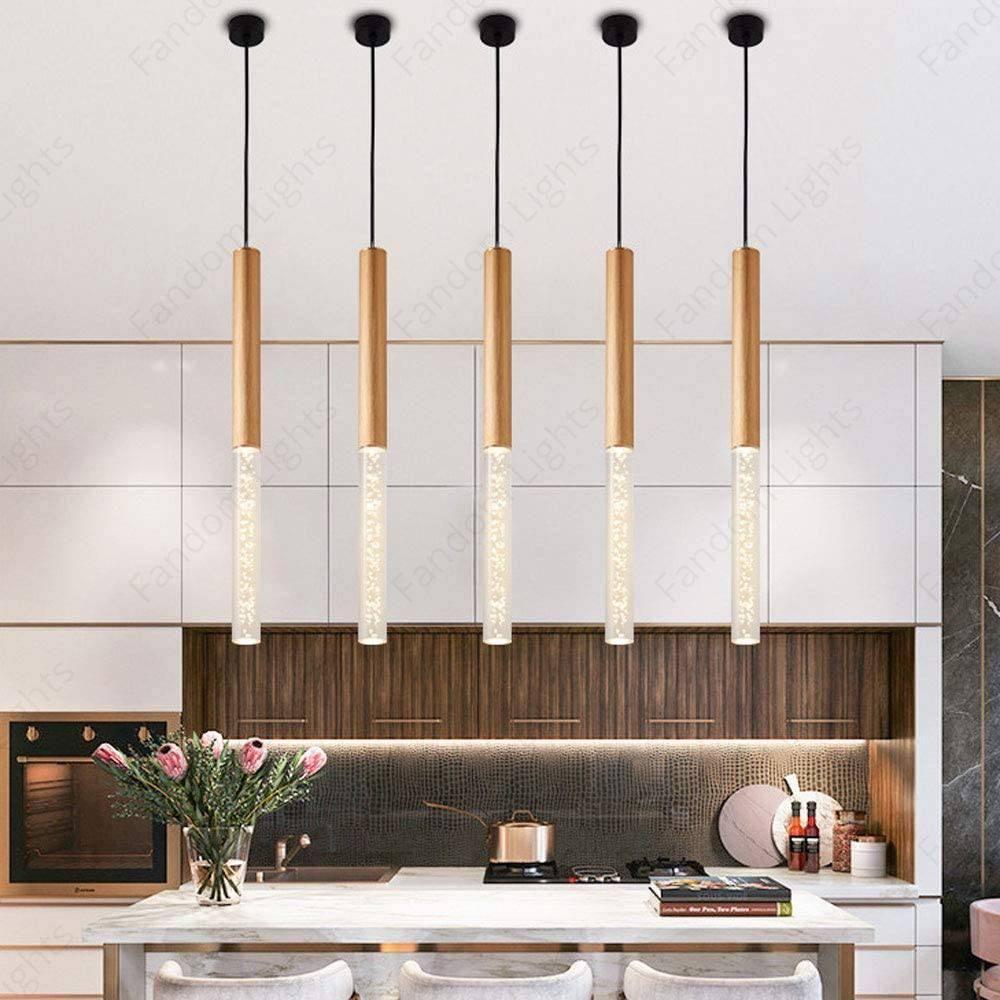 1 Light Downlight Chandelier Hdc Led 1 Light Modern Led Gold Acrylic