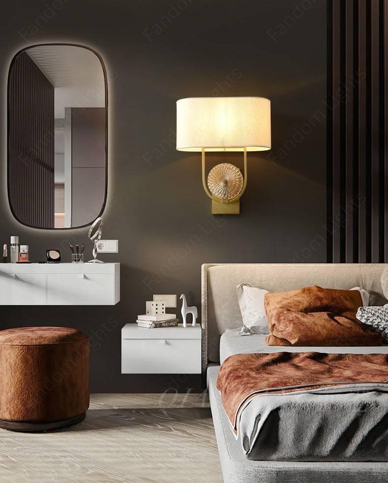 fandom-lights-wall-light-gold-metal-with-shade-and-glass-wall-light ...